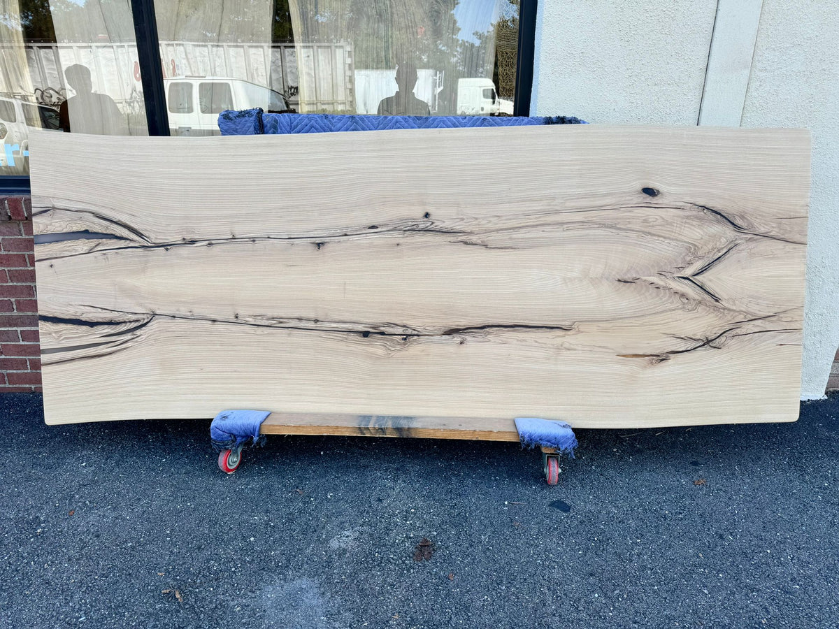 Natural Live Edge Ash Slab Table Top – Premium Hardwood for Timeless H ...