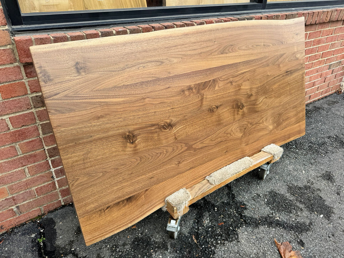 Live Edge Walnut Wood Table Top – Premium Solid Slab for Interior Desi ...